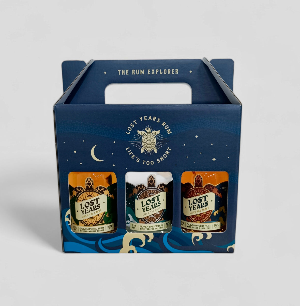 The Rum Explorer Spiced Rum Gift Set (3 x 20cl bottles) – Lost Years Rum